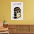 Tiger Leadership Motivational Poster | Zazzle