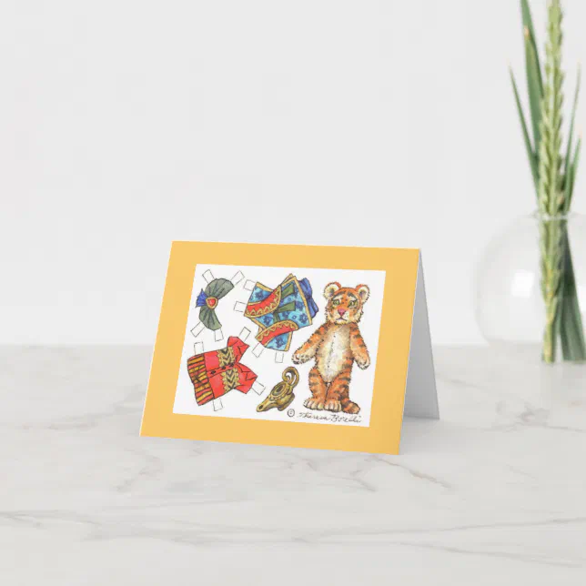 Tiger note card | Zazzle