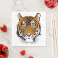 Tiger Paper Napkins | Zazzle