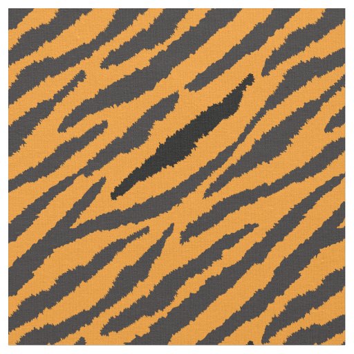 Tiger Pattern Fabric | Zazzle