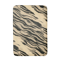 Tiger print bath mat | Zazzle