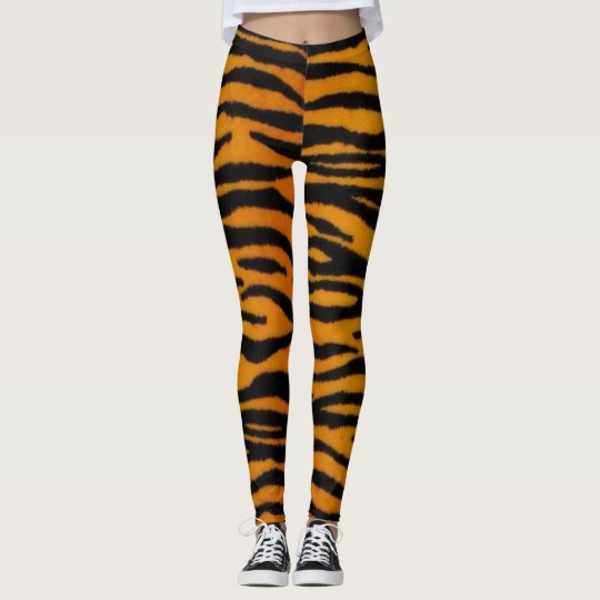 Tiger Print Leggings | Zazzle.com