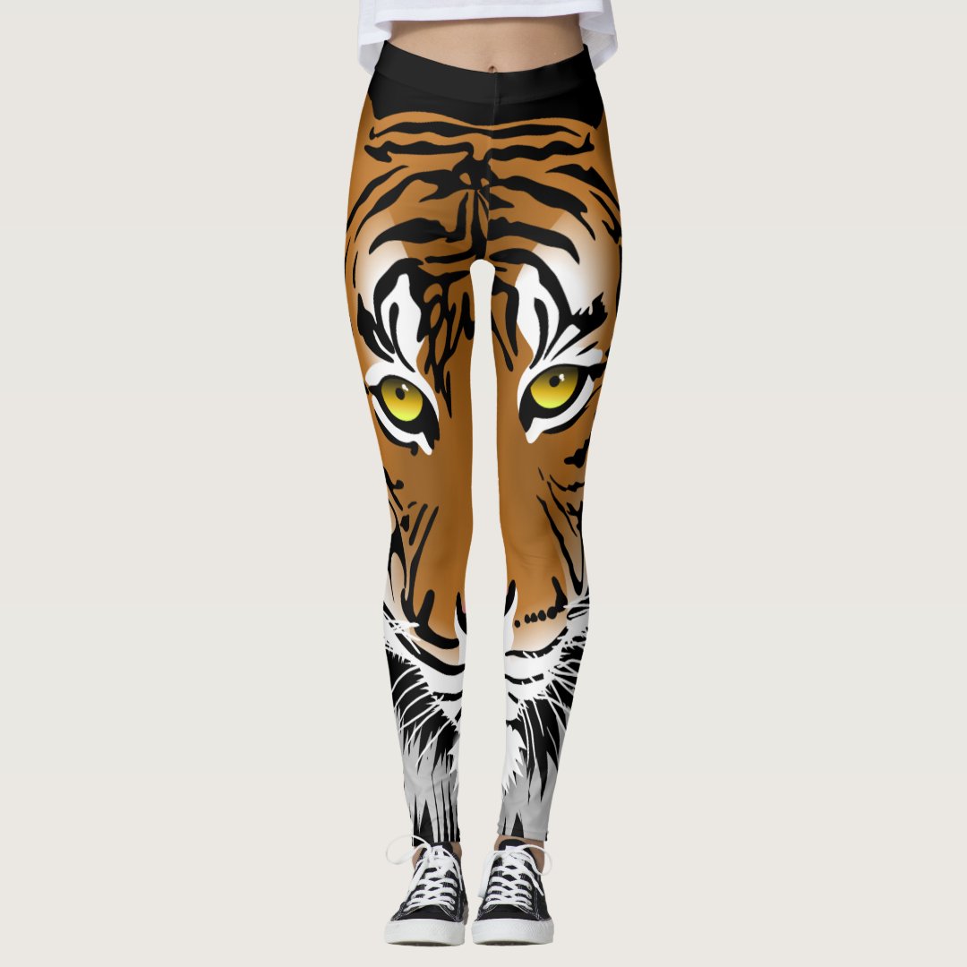 Tiger Print Leggings | Zazzle