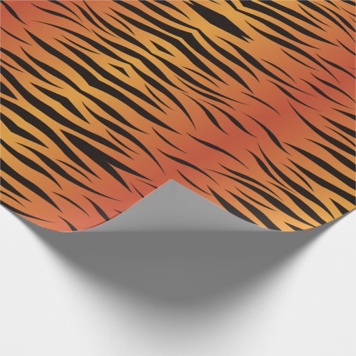 Tiger Print Pattern Wrapping Paper | Zazzle