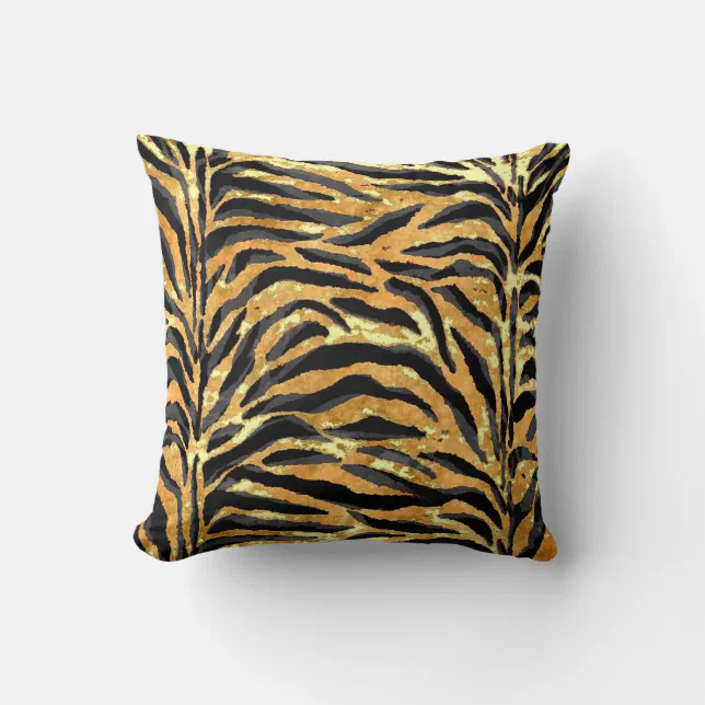 TIGER PRINT Pillow | Zazzle