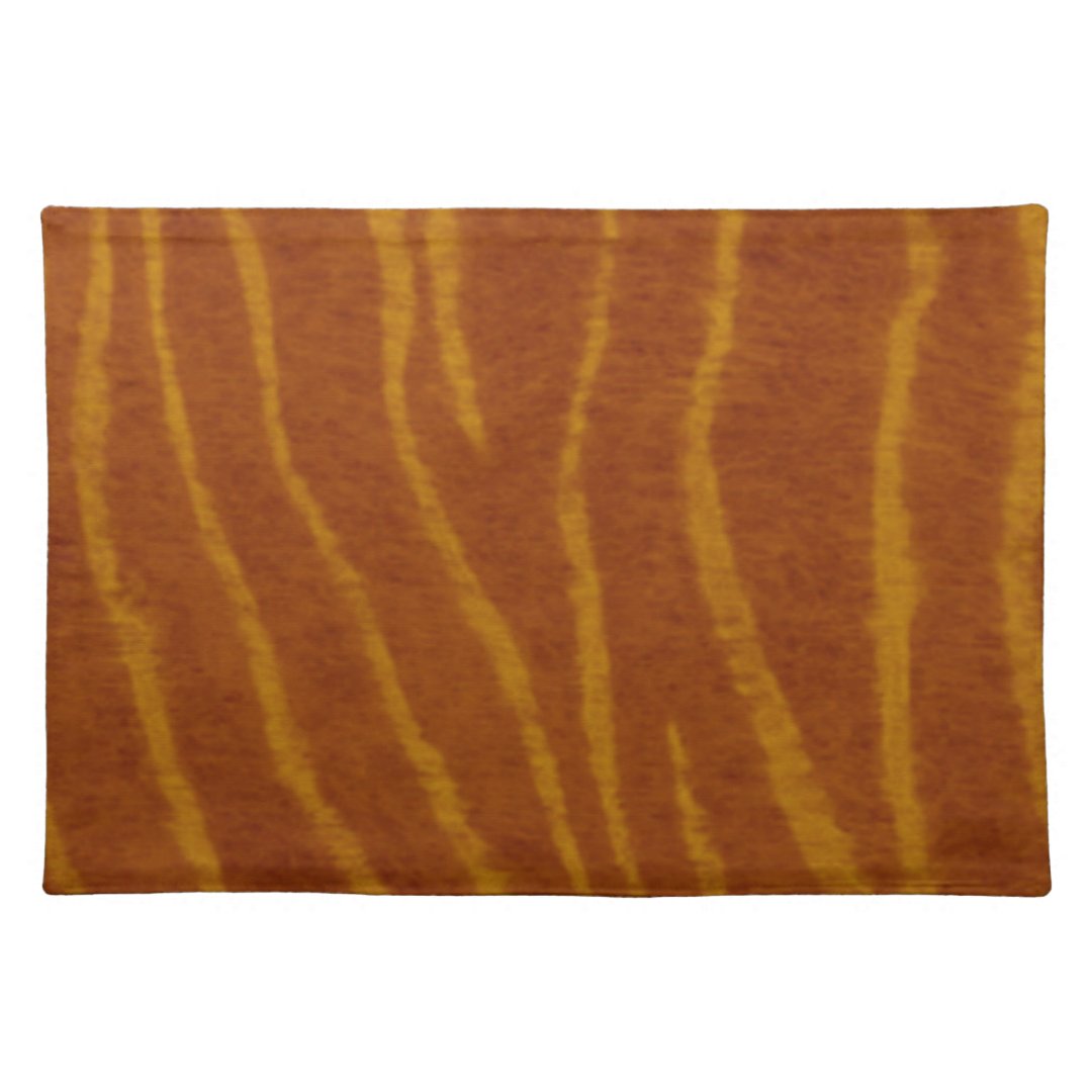 Tiger Print Placemat | Zazzle