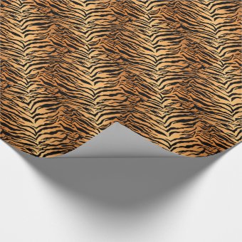 Tiger Print Wrapping Paper | Zazzle