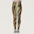 Tiger Print Yoga Leggings | Zazzle