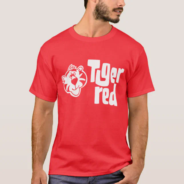Tiger Red T-Shirt | Zazzle