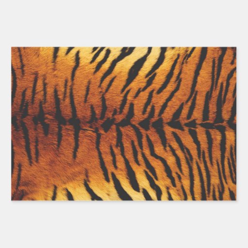 Tiger Skin Print Wrapping Paper Sheets | Zazzle
