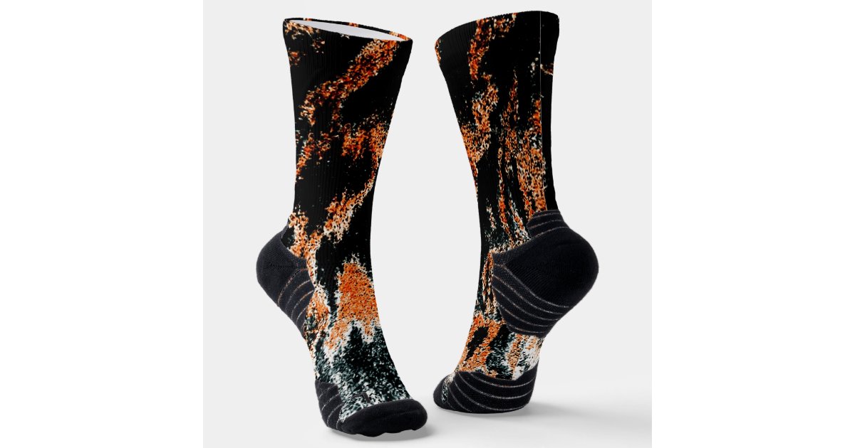 Tiger spots socks | Zazzle