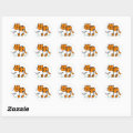 Tiger Stick Figure Stickers Sticker | Zazzle
