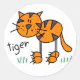 Tiger Stick Figure Stickers Sticker | Zazzle