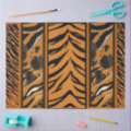 Tiger Stripes Animal Print Decoupage Tissue Paper | Zazzle