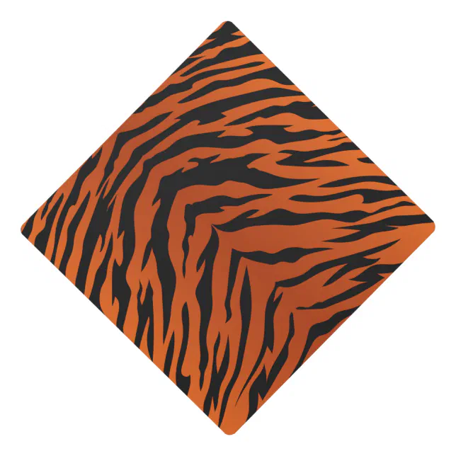 Tiger theme Graduation cap tassle topper | Zazzle