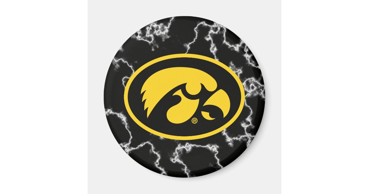 Tigerhawk Logo Black Marble Magnet | Zazzle