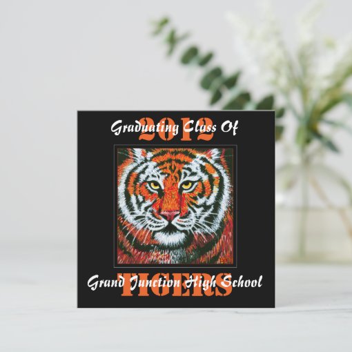 Tigers Graduation Announcement | Zazzle