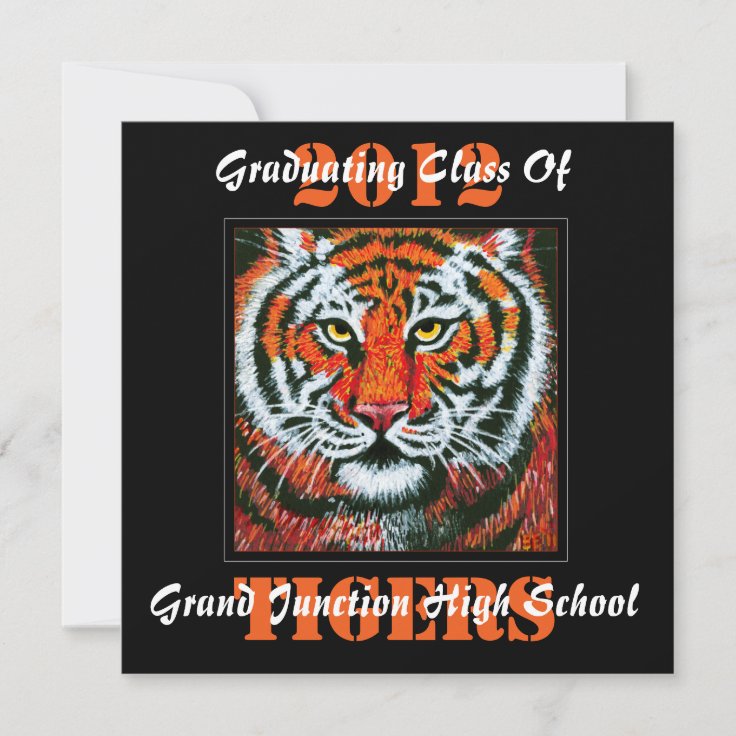 Tigers Graduation Announcement | Zazzle