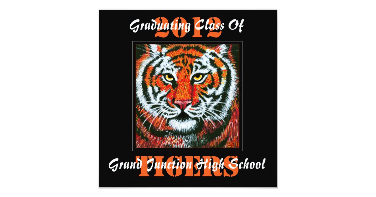 Tigers Graduation Announcement | Zazzle.com