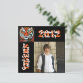 Tigers Graduation Announcement with photo | Zazzle