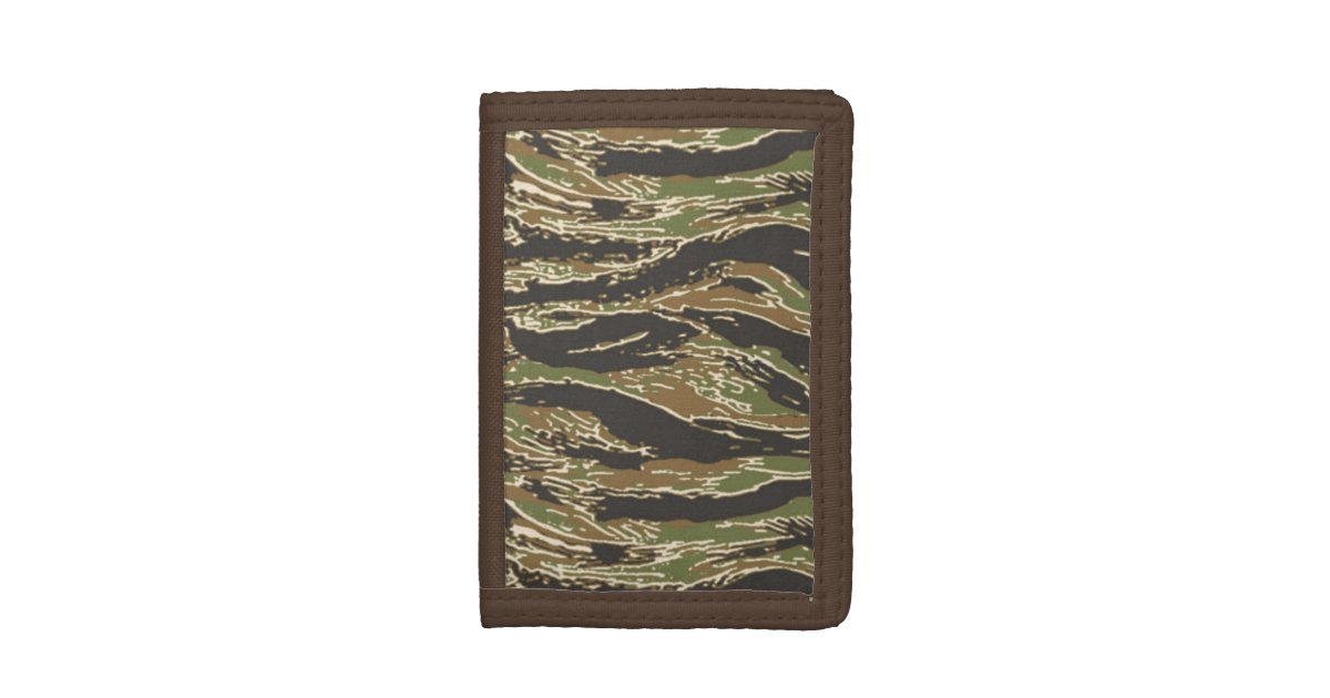 Tigerstripe Camo Tri-fold Wallet | Zazzle