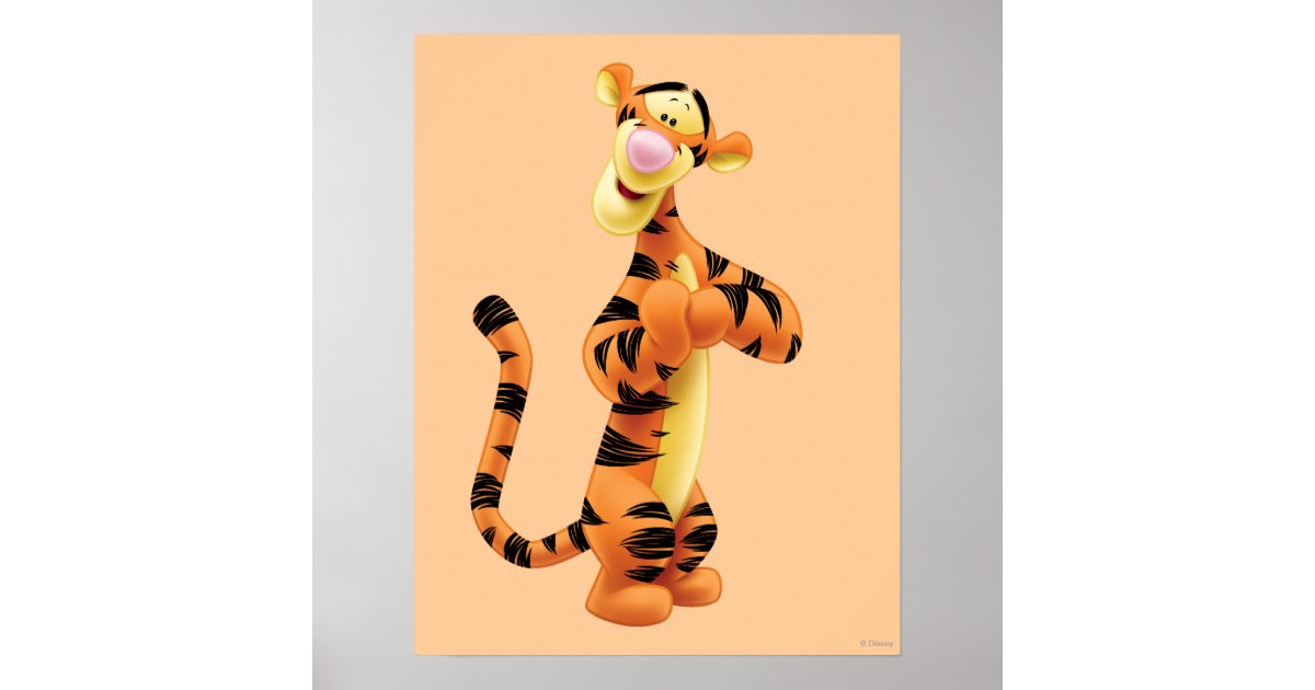 Tigger 1 poster | Zazzle