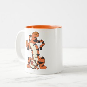 Tigger 4 Two-Tone coffee mug | Zazzle