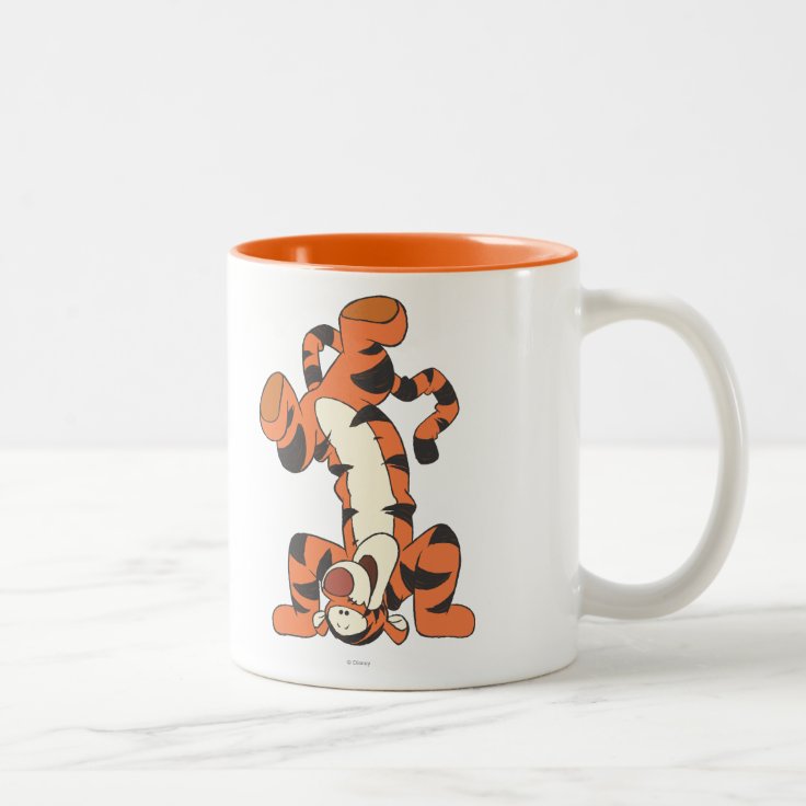 Tigger 4 Two-Tone coffee mug | Zazzle