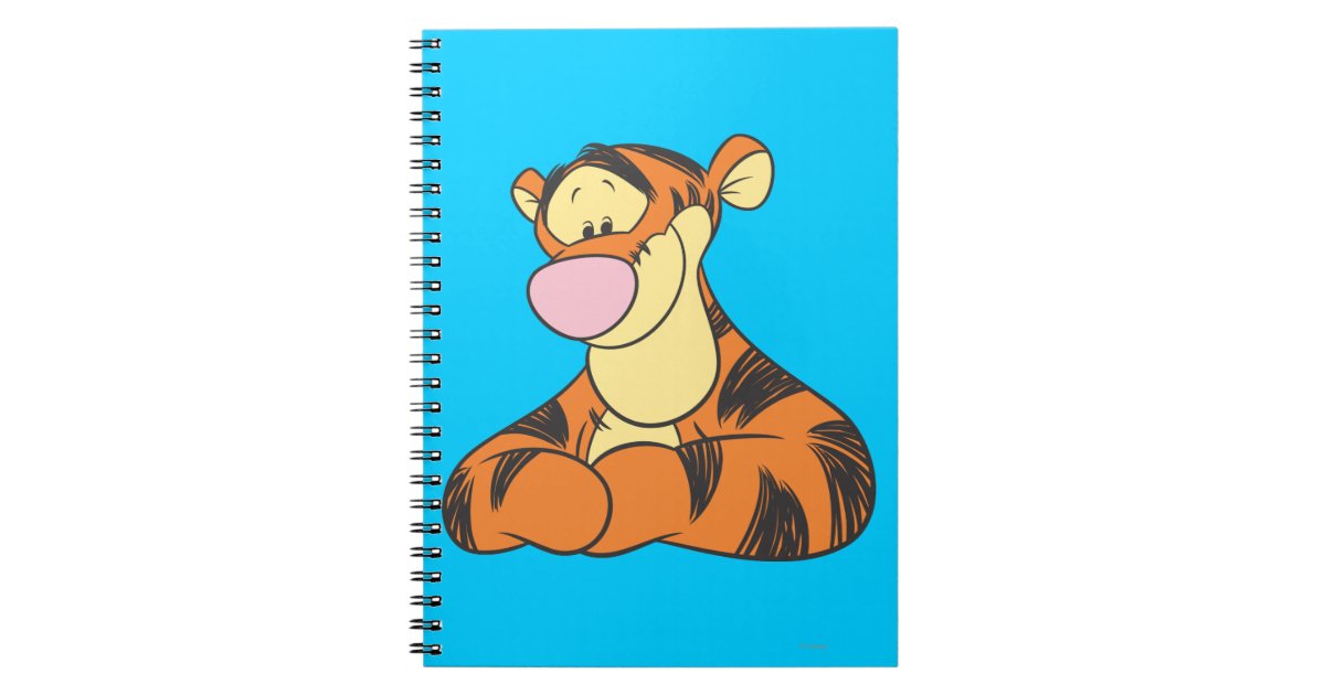 Tigger 5 notebook | Zazzle