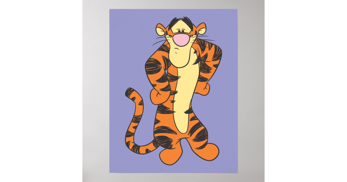 Tigger 9 poster | Zazzle
