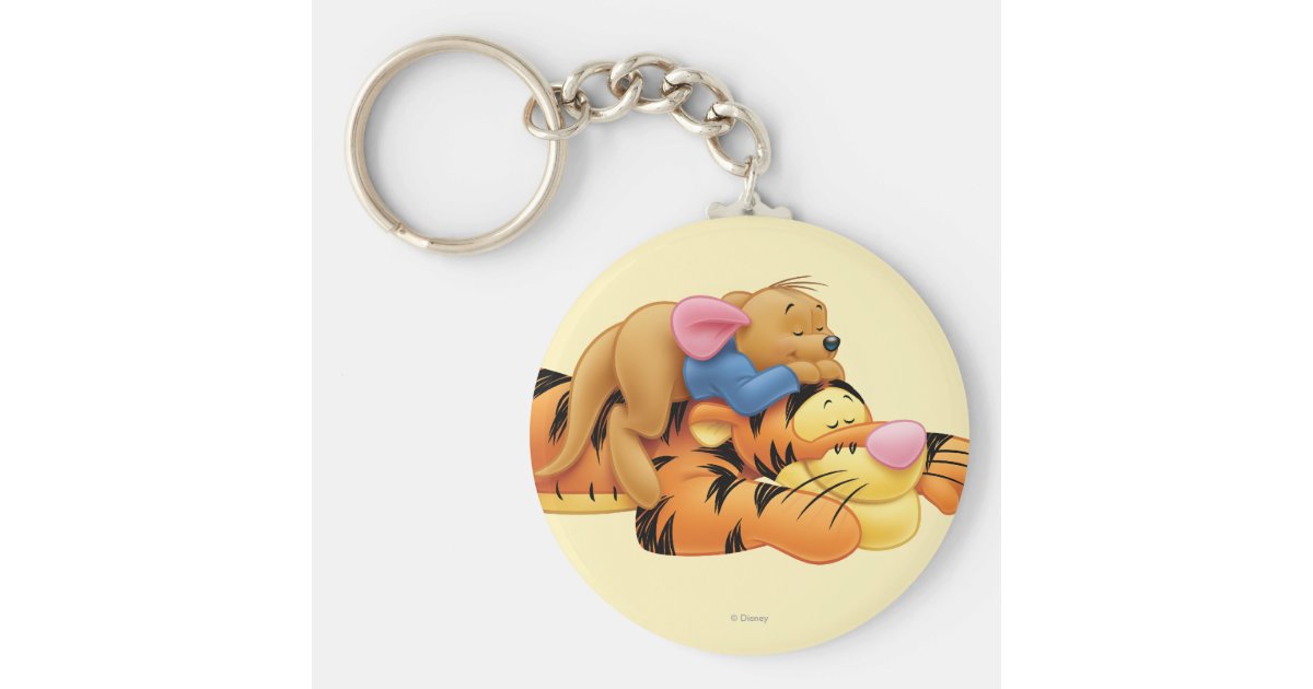 Tigger and Roo Keychain | Zazzle