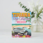 Tijuana Baja California Mexico travel poster Postcard | Zazzle