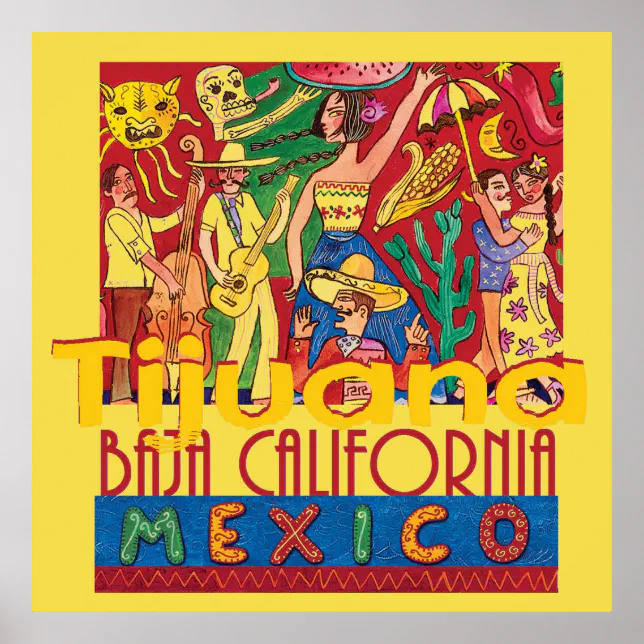 TIJUANA Mexico Poster | Zazzle