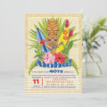 Tiki Birthday Party Invitation | Zazzle