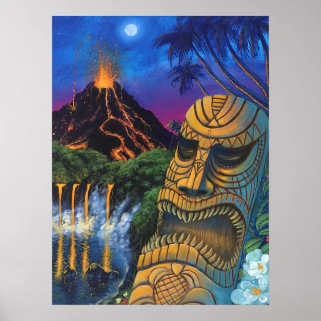 Tiki God Poster | Zazzle