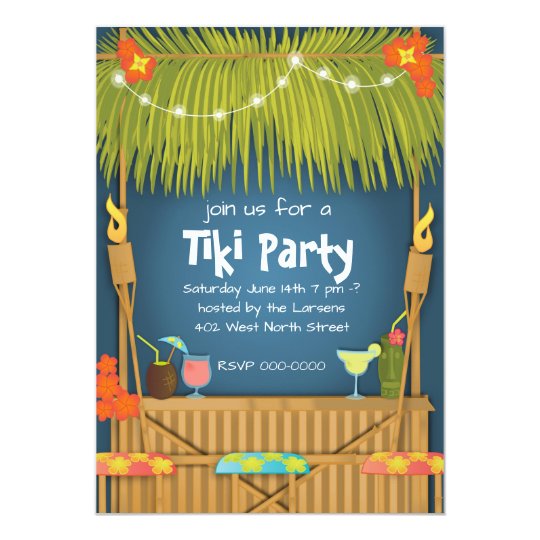 Tiki Party Invitation | Zazzle.com