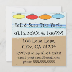 Tiki Party Invitations | Zazzle