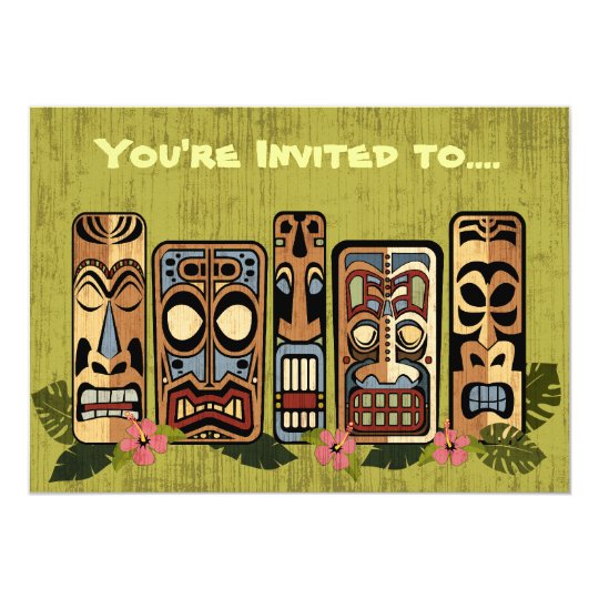 Tiki Party Invitations | Zazzle.com