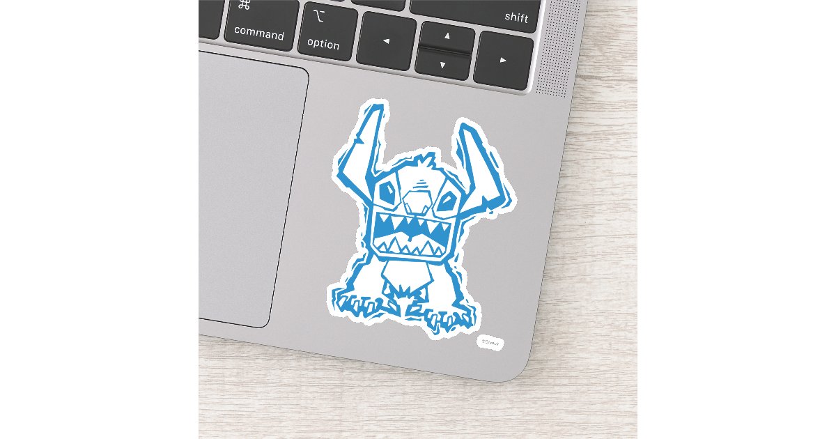 Tiki Stitch Design Sticker | Zazzle
