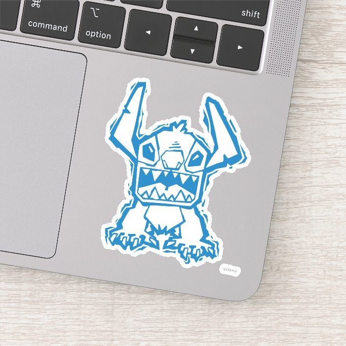 Tiki Stitch Design Sticker | Zazzle.com