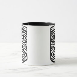 Tiki Toby - Black Mug | Zazzle
