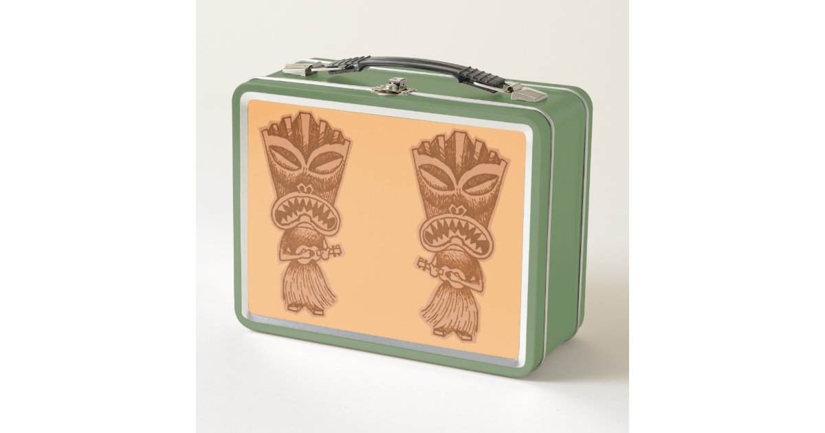 Tiki Ukulele Metal Lunch Box | Zazzle