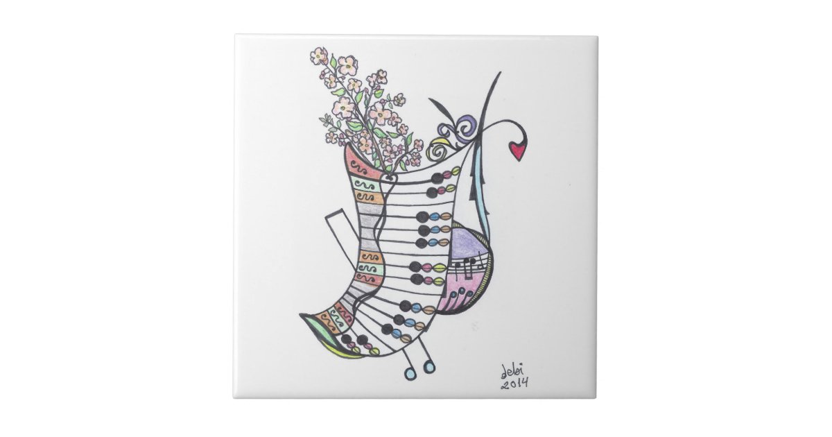 tile: abacas keyboard ceramic tile | Zazzle