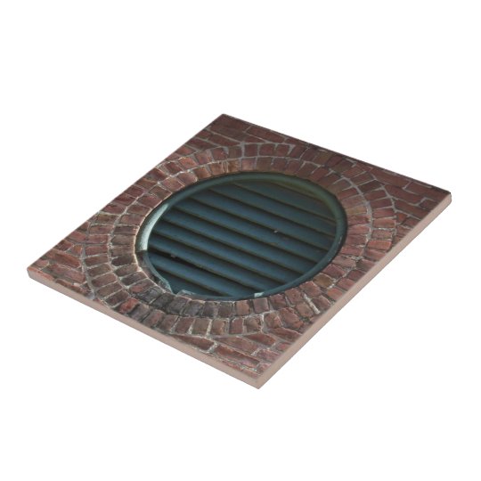 Tile - Air vent in brick wall | Zazzle.com