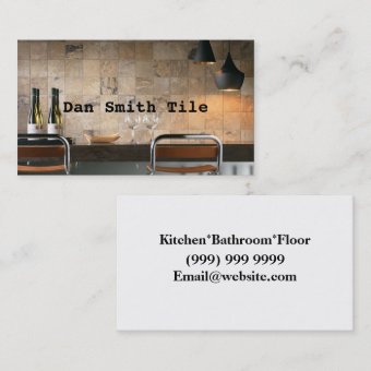 Tile business card | Zazzle