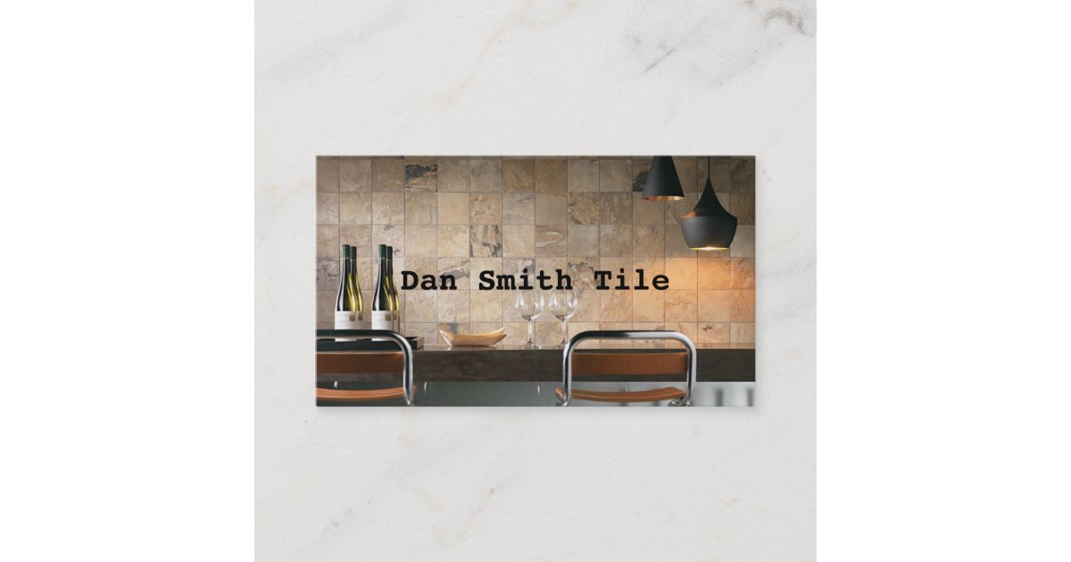 Tile business card | Zazzle