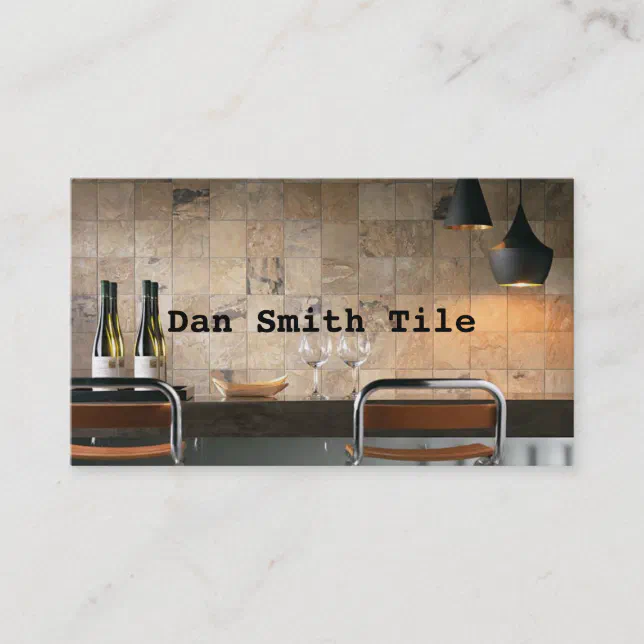 Tile business card | Zazzle