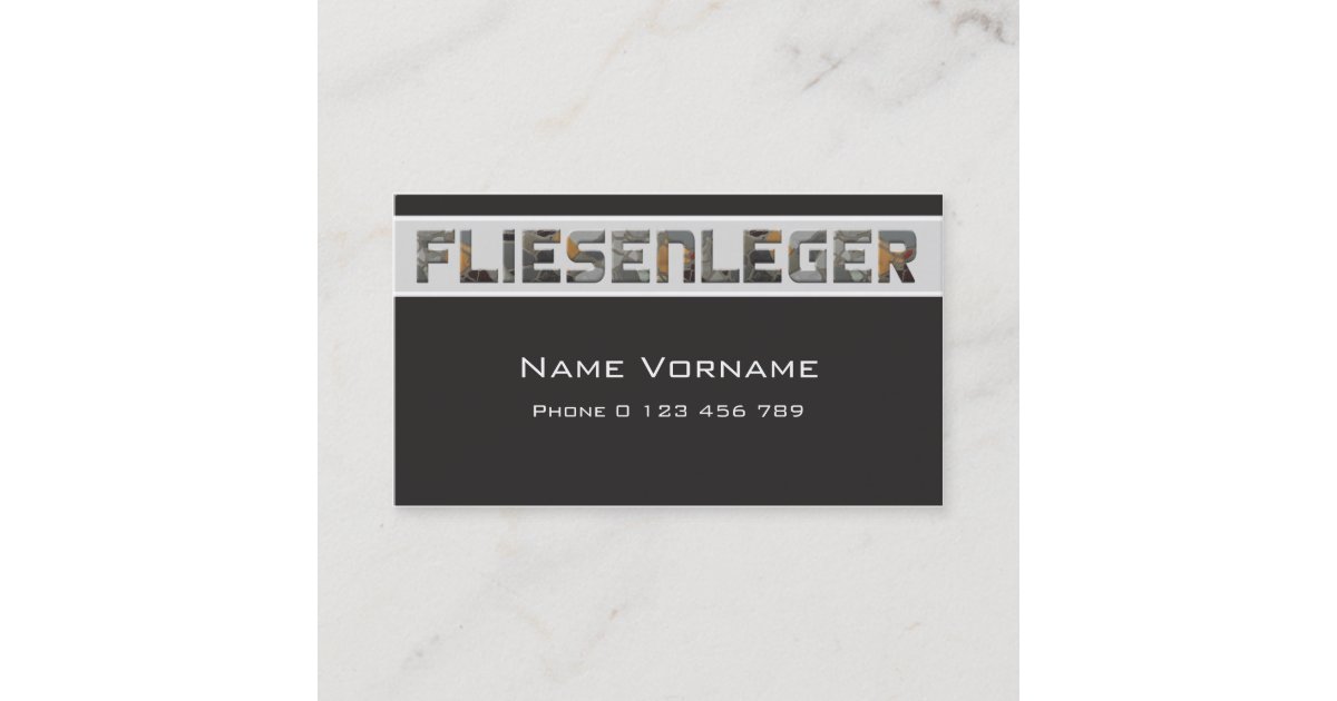 tile business card | Zazzle