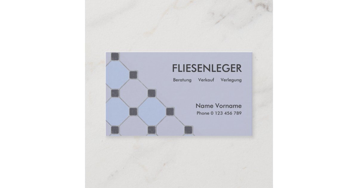 tile business card | Zazzle