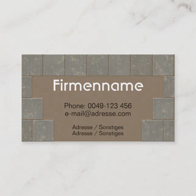 tile business card | Zazzle